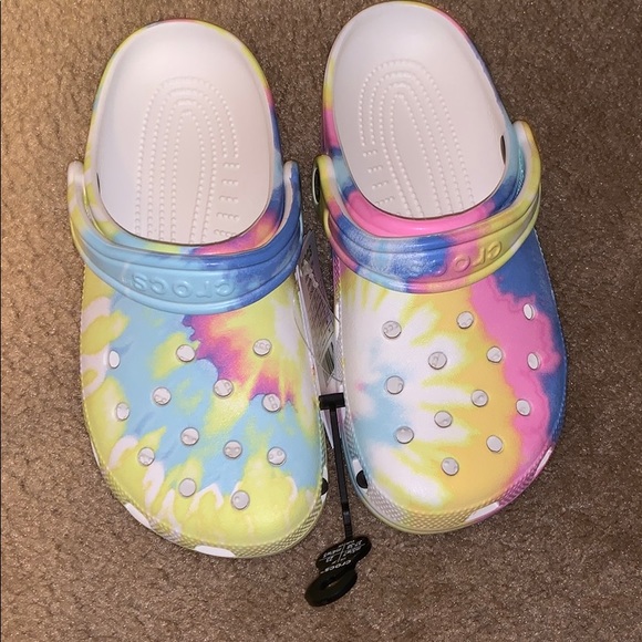 CROCS | Shoes | Nwt Crocs Classic Clogs Pastel Tie Dye Size 6 7 | Poshmark